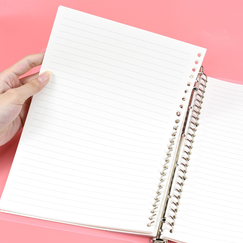 High Quallity B5 Binder Notebook 26 Rings Holes 60 Sheets Spiral Paper ...